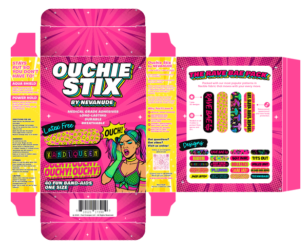 Plur Vibes Ouchie Stix Bandages 40 Pack – NevaNude