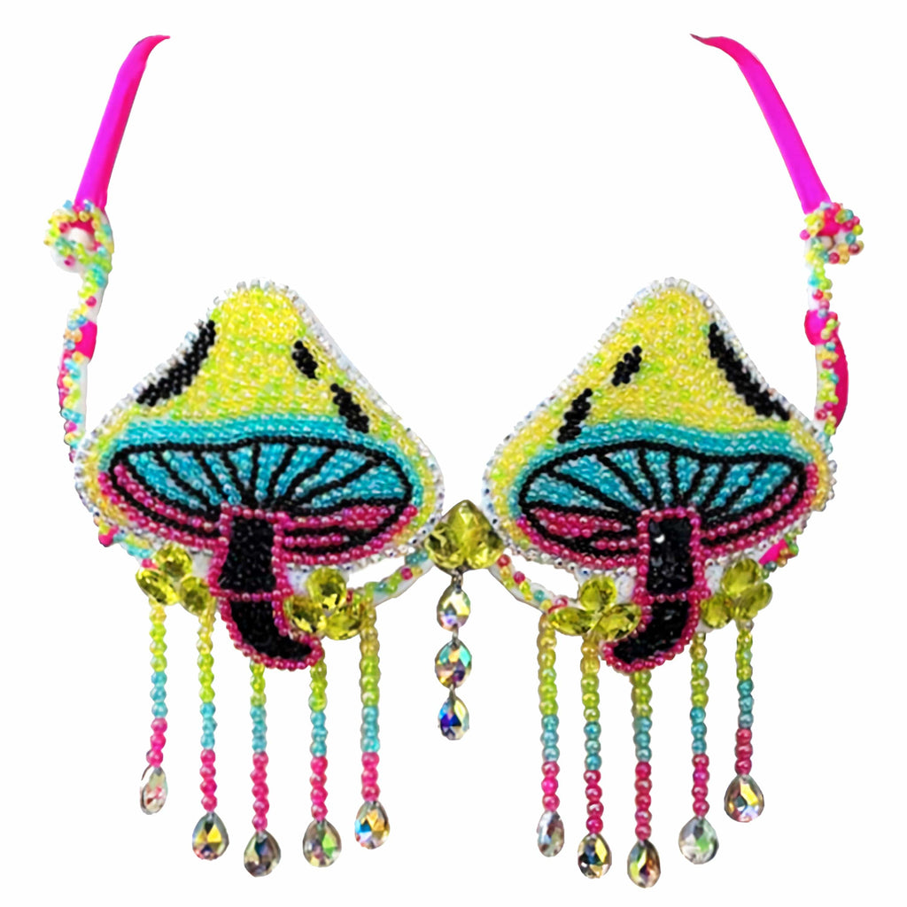 Neon Shroom Carnival Bra – NevaNude