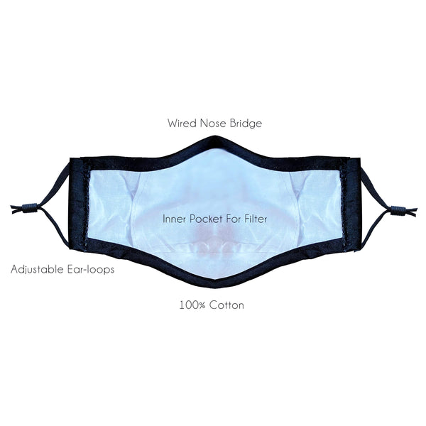 Gluttony Gold Stud Face Masks With Filter Pocket Pastie and Pantie Lin ...